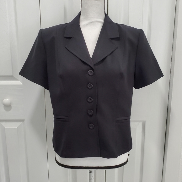 First Option | Jackets & Coats | First Option Petite Black Blazer Size ...